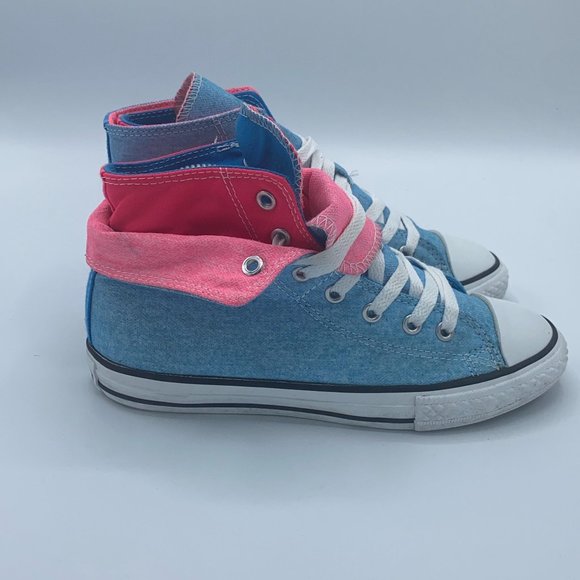 Converse | Shoes | Converse Chuck Taylor All Star Two Fold Blue Trainer ...